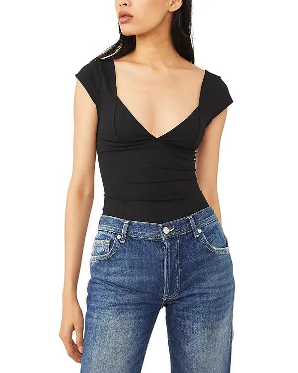 Free People Duo Bustier Top - Black