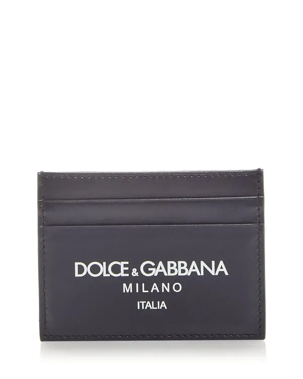 Dolce & Gabbana Leather Card Case - Blue