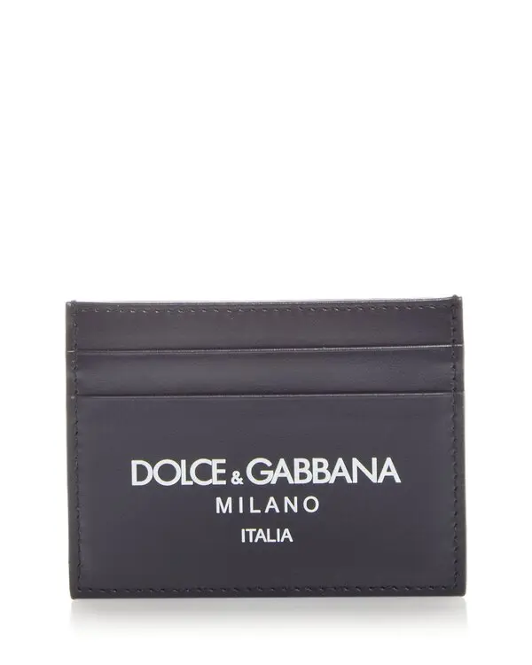 Dolce & Gabbana Leather Card Case - Blue