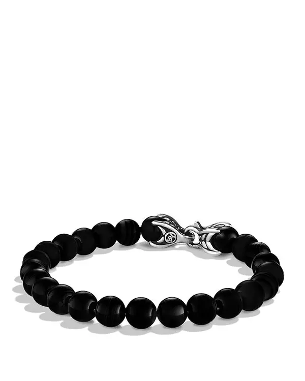David Yurman Spiritual Beads Bracelet With Onyx - Black