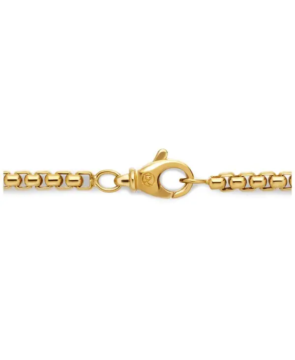 David Yurman 18k Yellow Medium Box Chain Necklace - Gold
