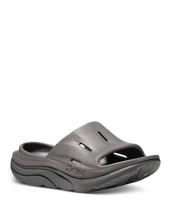 HOKA® Ora Recovery 3 Slide Sandals - Grey