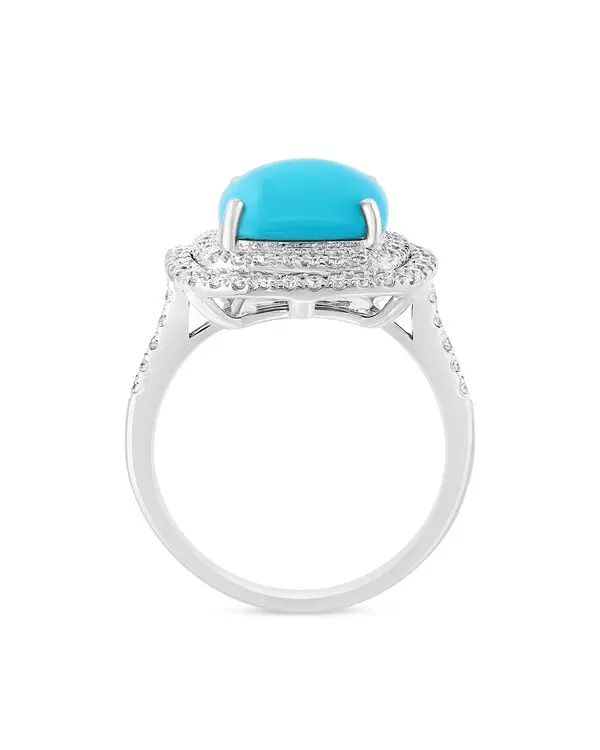 Bloomingdale'S Turquoise And Diamond Ring