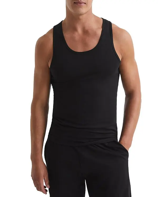 REISS Vinnie Solid Tank - Black
