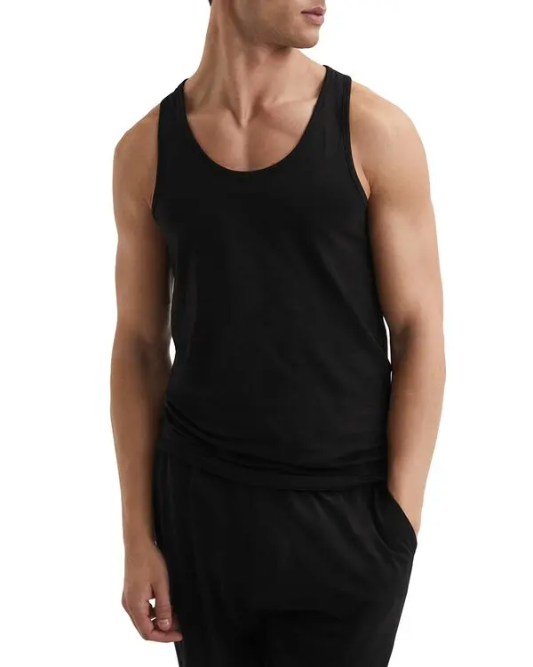 REISS Vinnie Solid Tank - Black