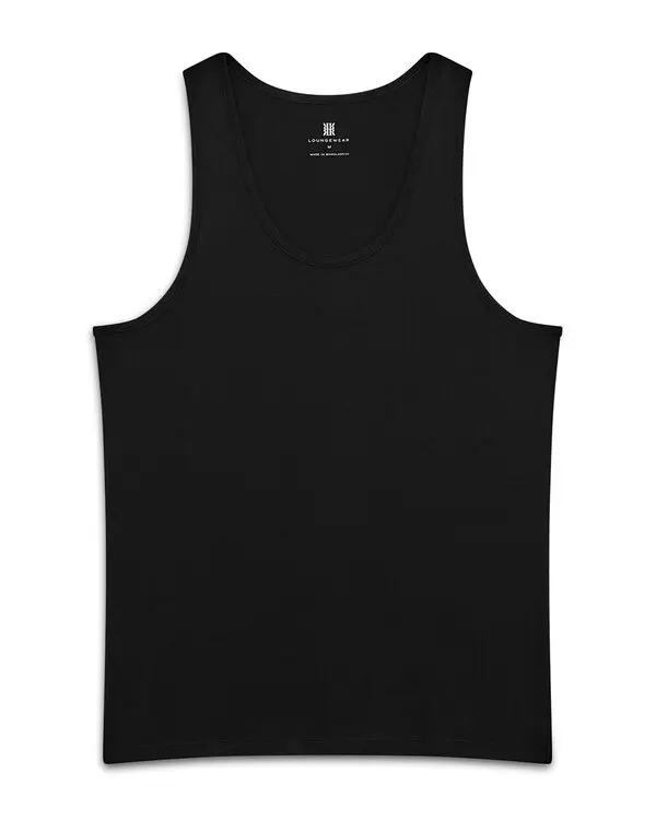 REISS Vinnie Solid Tank - Black