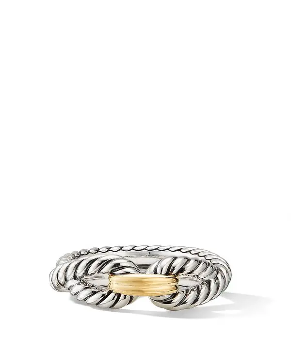David Yurman Cable Loop Ring With 18k Gold