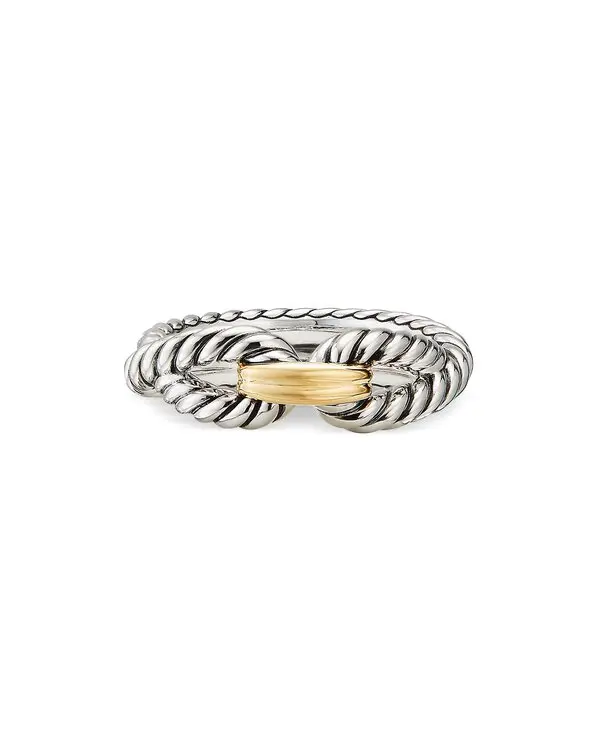David Yurman Cable Loop Ring With 18k Gold