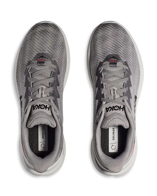 HOKA® Solimar Low-top Running Sneakers - Limestone/black