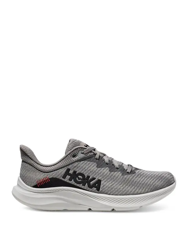 HOKA® Solimar Low-top Running Sneakers - Limestone/black