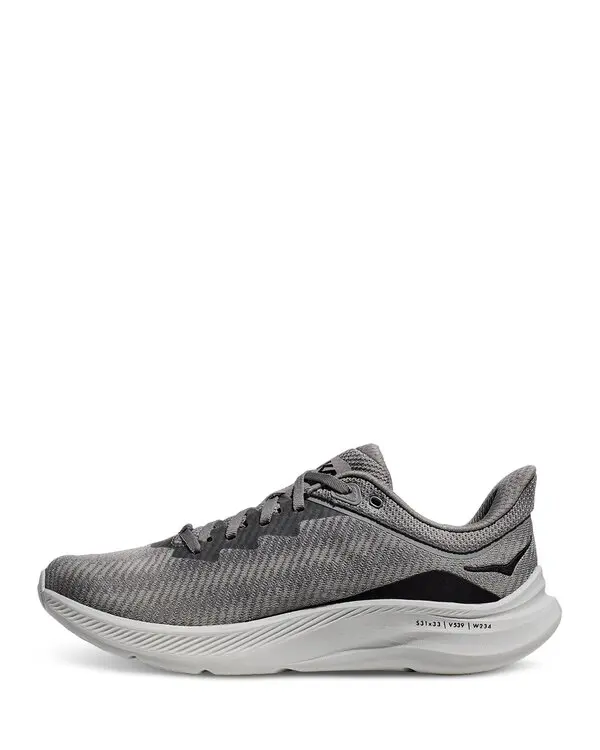 HOKA® Solimar Low-top Running Sneakers - Limestone/black