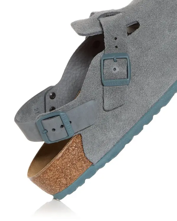 BIRKENSTOCK Tokio Slingback Clogs - Light Gray