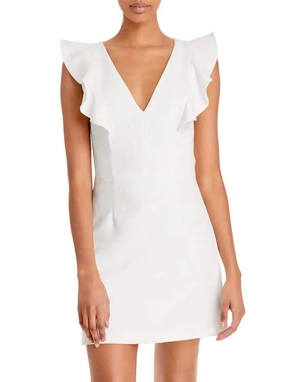 light blue velvet mini dress Nadine Blue Velvet One Shoulder Mini Dress