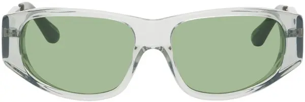 dries van noten×linda farow eyeweae grey Dries Van Noten X Linda Farrow Grey Cat Eye Unisex