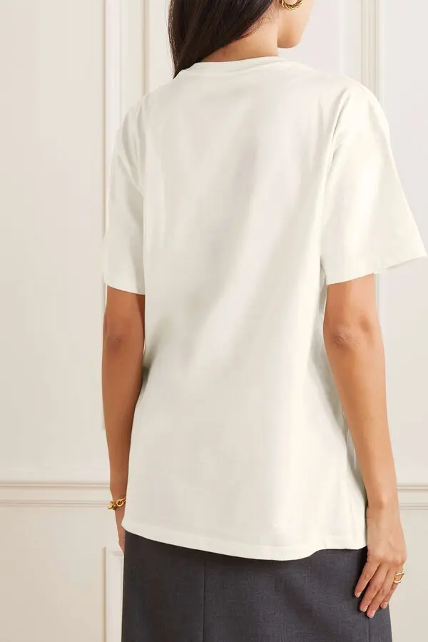 Gucci G-loved Sequin-embellished Printed Cotton-jersey T-shirt
