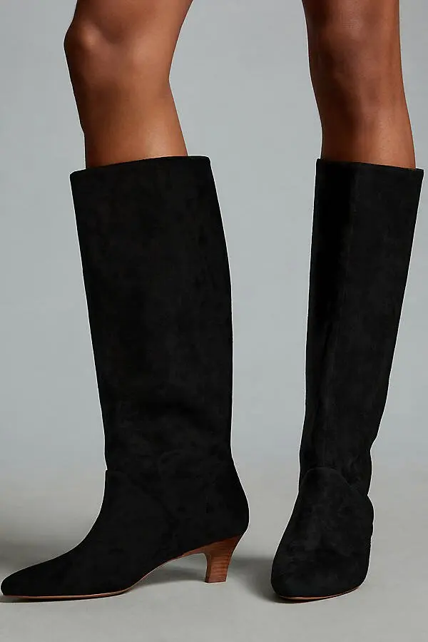 SILENT D Erena Kitten-heel Boots - Black