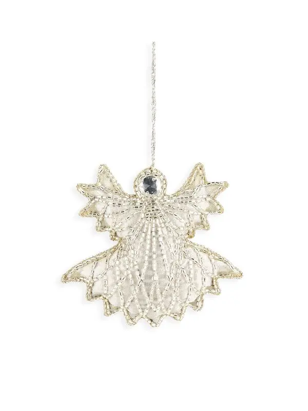 SUDHA PENNATHUR Beaded Angel Ornat