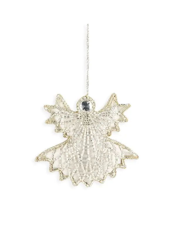 SUDHA PENNATHUR Beaded Angel Ornat