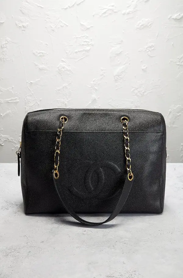 Chanel Vintage Coco Chain Tote Bag