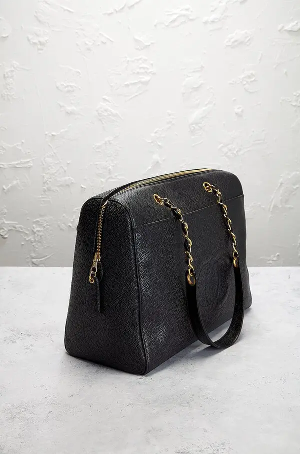 Chanel Vintage Coco Chain Tote Bag