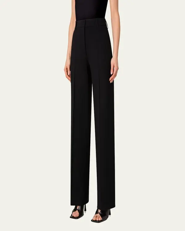 Akris Chiaro Signature Jersey Trousers