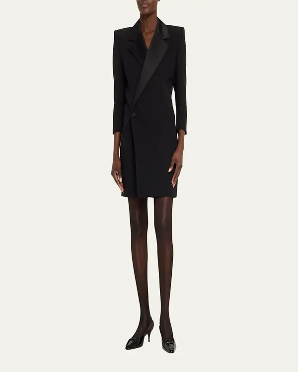Saint Laurent Tom Patent Buckle Slingback Pumps