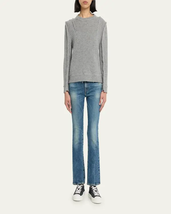 R13 Kick Fit Mid-rise Jeans