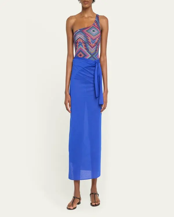 ERES Peplum Long Sarong With Belt