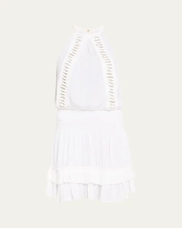 Ramy Brook Delfina Embellished Mini Dress