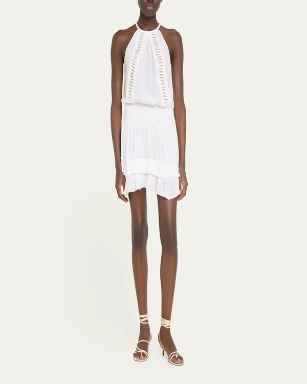 Ramy Brook Delfina Embellished Mini Dress