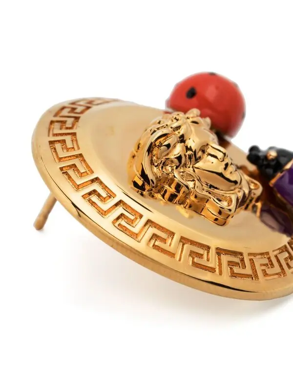 Versace X Dua Lipa Butterfly Medusa Stud Earrings
