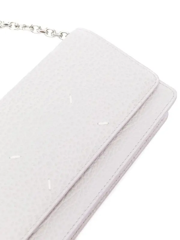 MAISON MARGIELA Four-stitch Chain Wallet - Purple