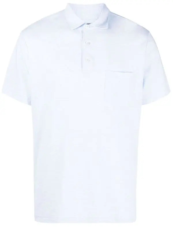 Polo Ralph Lauren Embroidered-logo Short-sleeve Polo Shirt - Blue