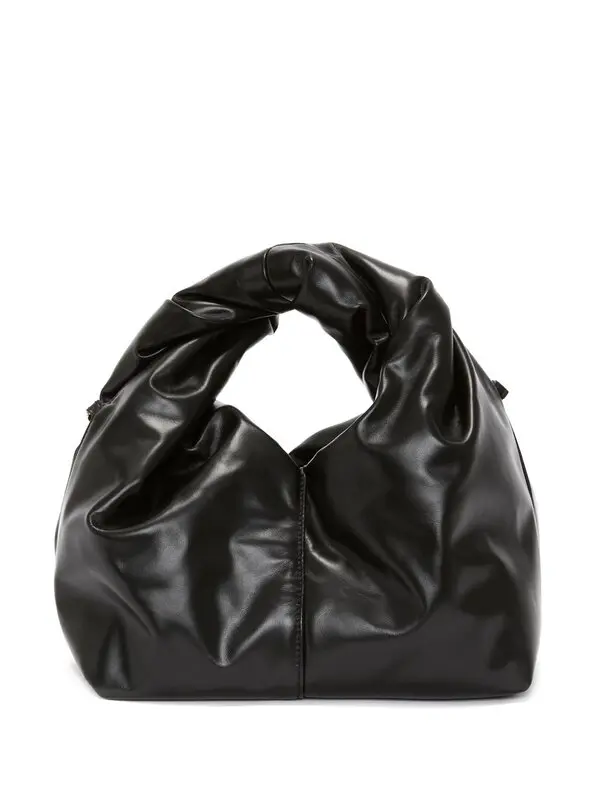 JW Anderson Mini Twister Leather Bag - Black