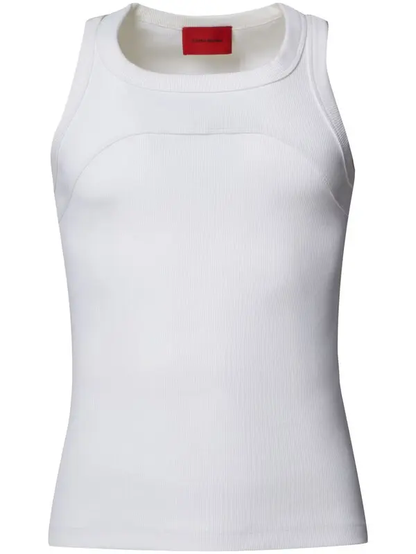 A BETTER MISTAKE Exposed Ribbed Tank Top