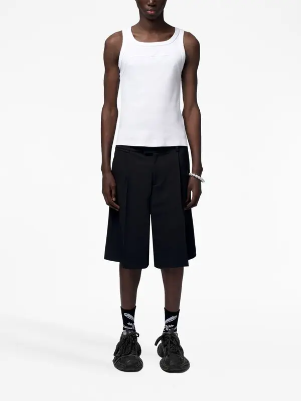 A BETTER MISTAKE Exposed Ribbed Tank Top