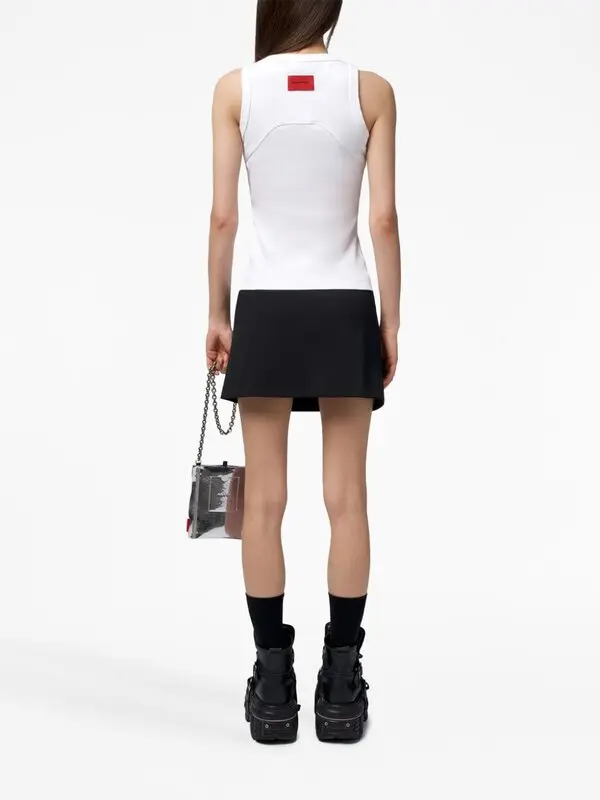 A BETTER MISTAKE Exposed Ribbed Tank Top
