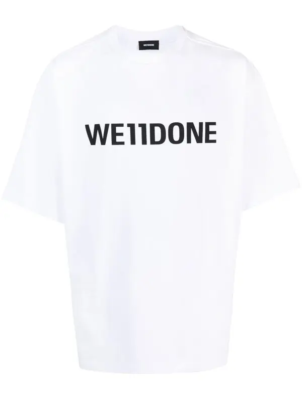 We11Done Logo-print T-shirt - White