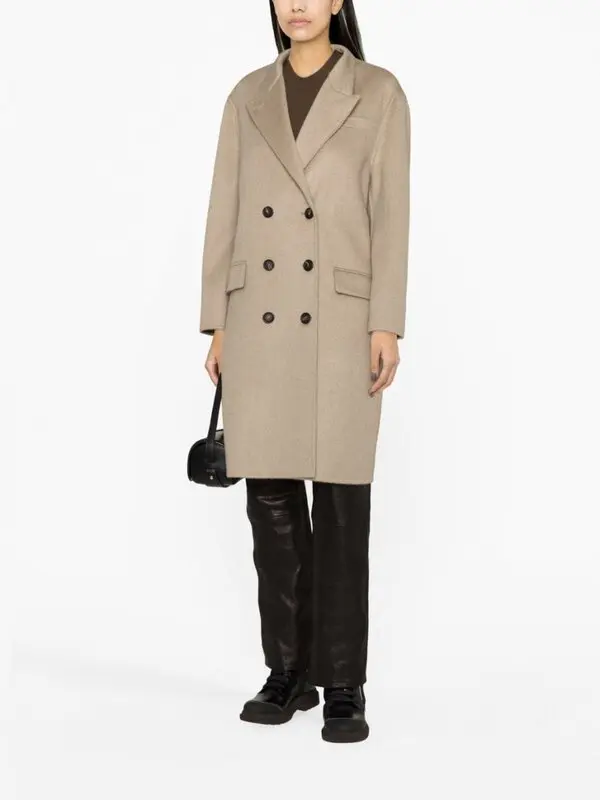 Brunello Cucinelli Double-breasted Cashmere Coat