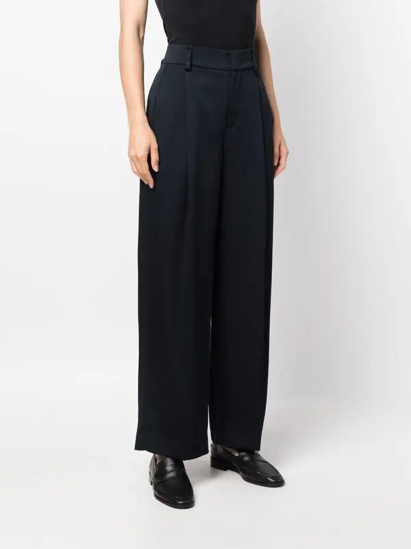 Vince High-waisted Wide-leg Trousers