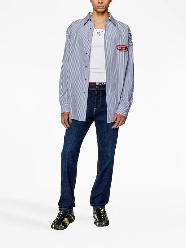 DIESEL® 2023 D-finitive 09f89 Tapered Jeans - Blue