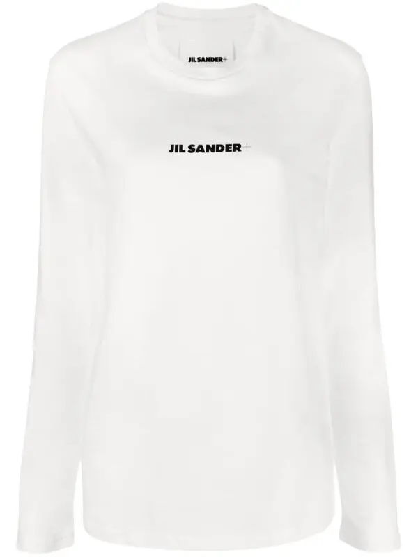 JIL SANDER Logo-print Cotton T-shirt - White