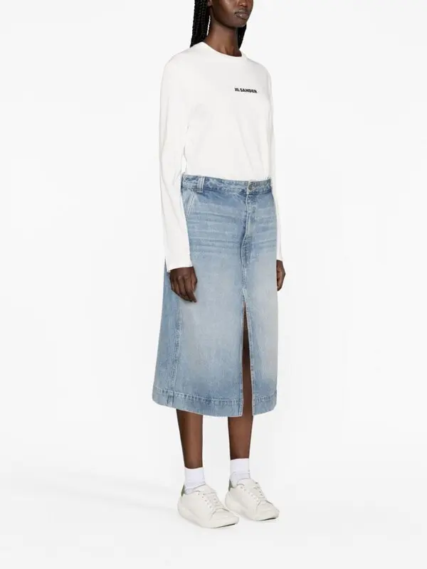 JIL SANDER Logo-print Cotton T-shirt - White