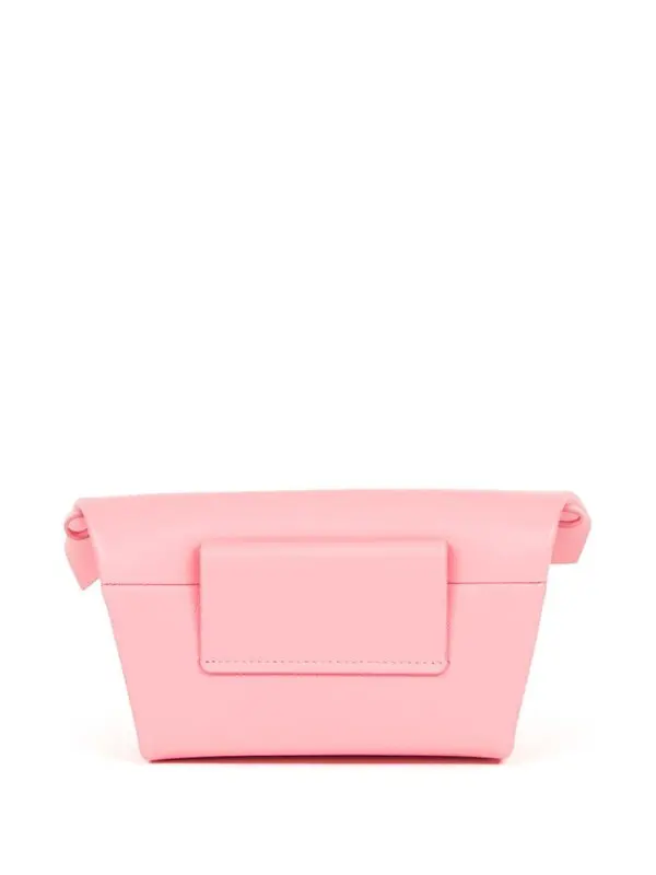 MAISON MARGIELA Snatched Leather Clutch - Pink