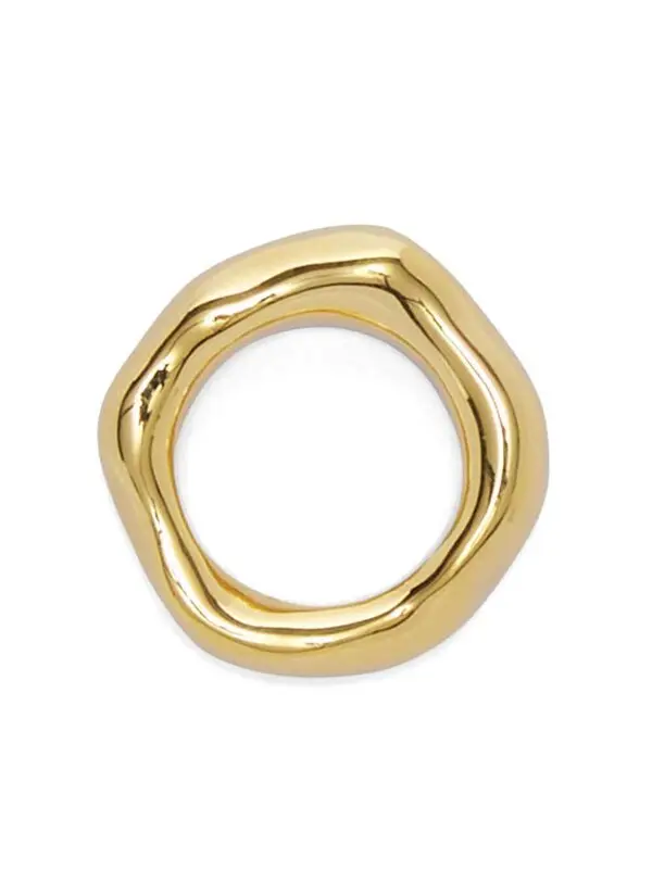 JIL SANDER Sculpted Ring - Gold