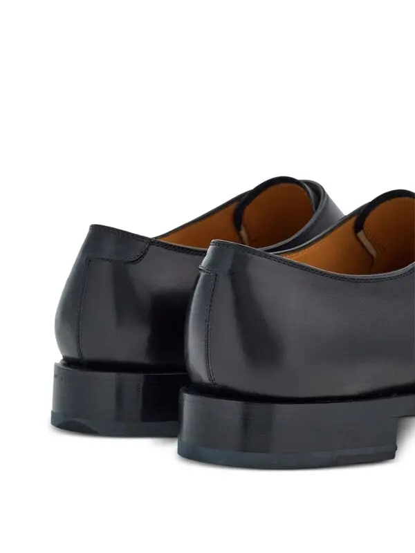 Ferragamo Buckle-Strap Leather Monk Shoes In Black - 62% Off  display picture 3