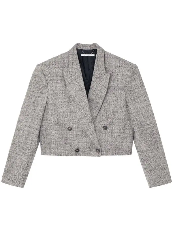 Stella McCartney Cropped Double-breasted Blazer