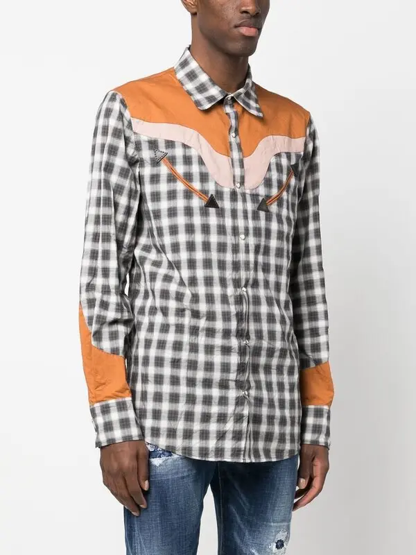 Dsquared2 Check-print Western-style Shirt