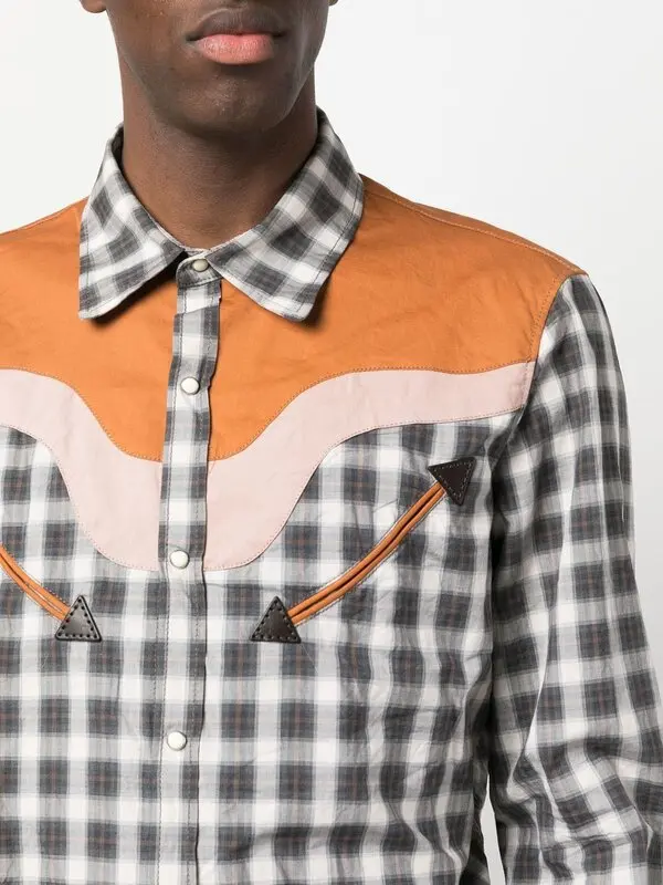 Dsquared2 Check-print Western-style Shirt