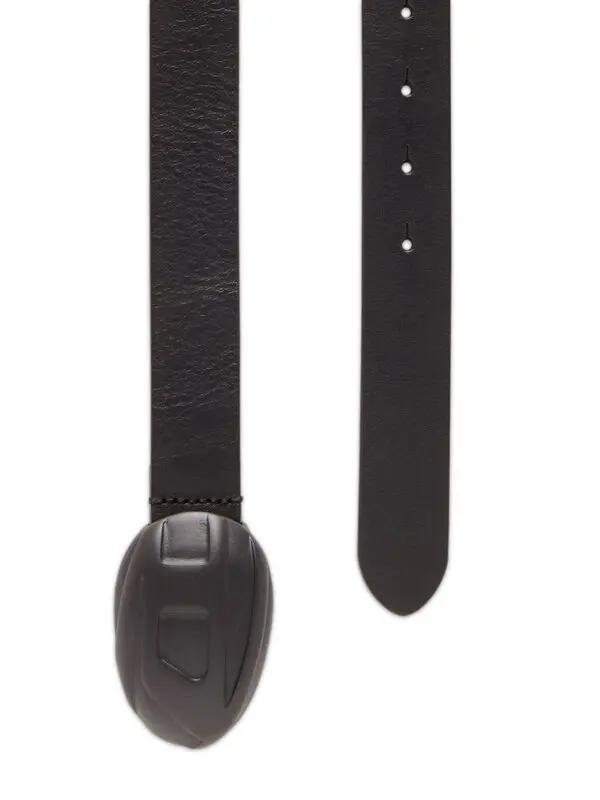 DIESEL® 1dr Logo-buckle Leather Belt